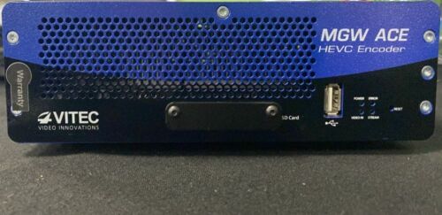 VITEC MGW ACE HEVC Encoder VITEC MGW ACE HEVC Decoder Pair RRP £12.6k (with ULL Licence) Fibre ...